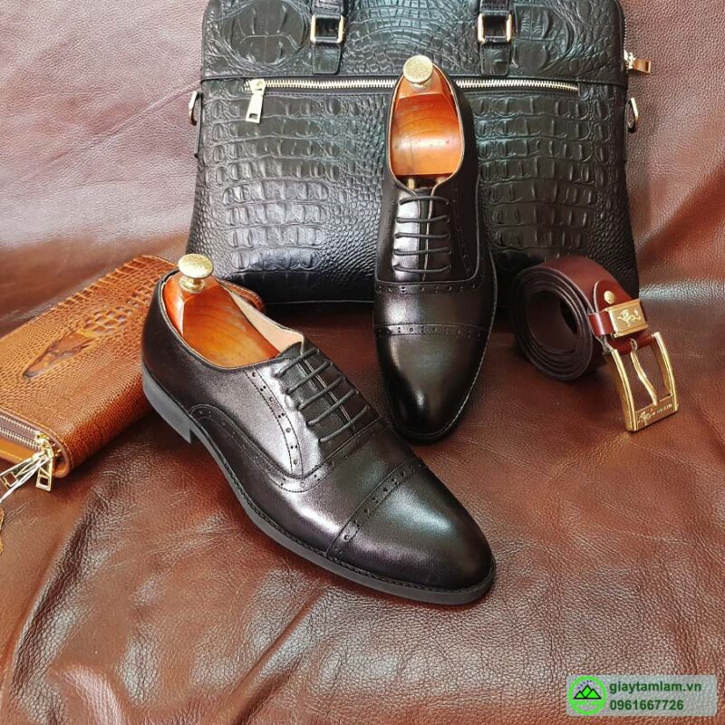 Giày công sở nam Oxford Brogues TL81D - Giày Tam Lâm